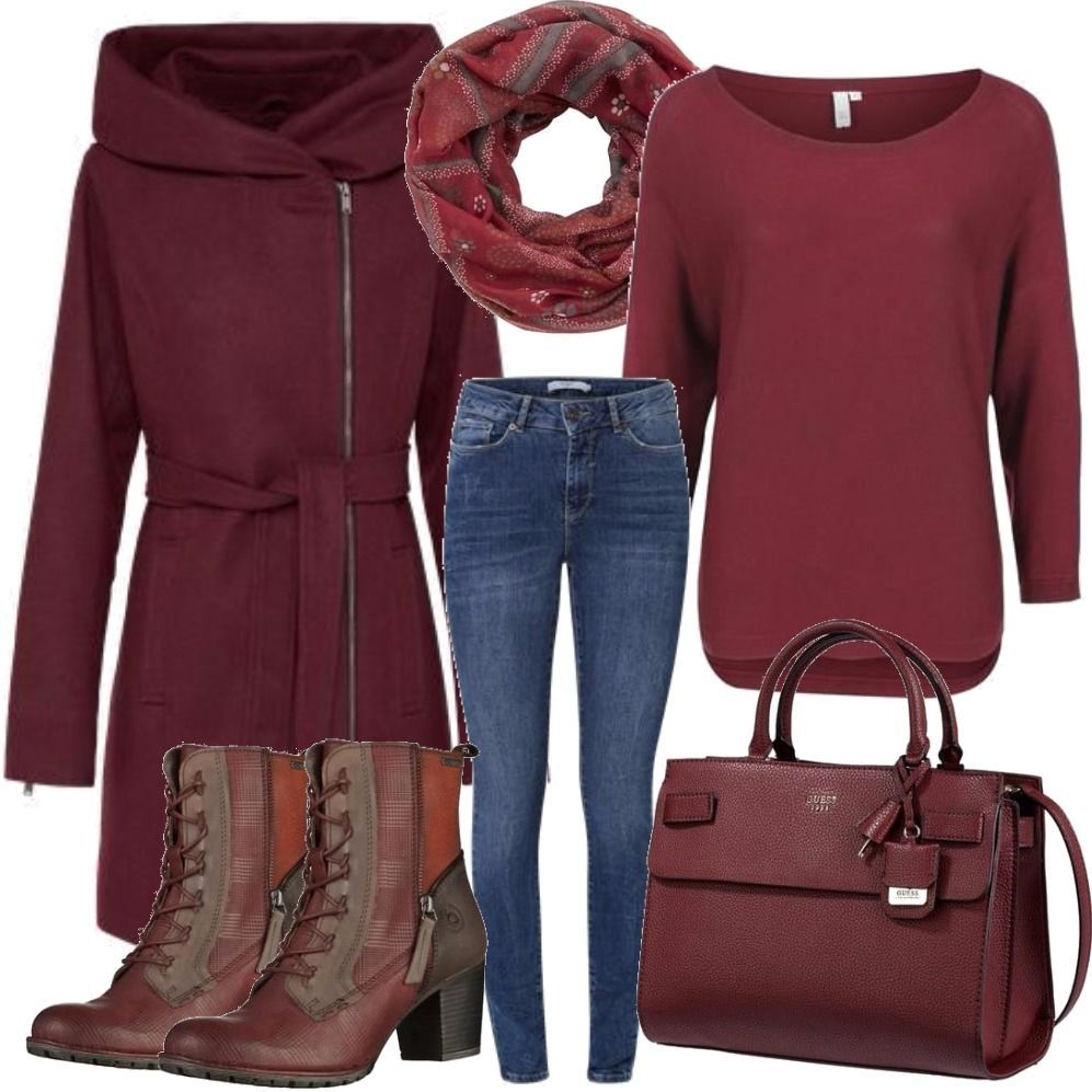 Red winter Girl Bugatti Outfit für Damenoutfits zum Nachshoppen auf ...