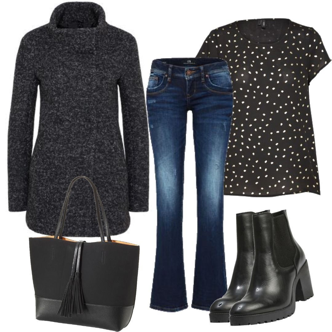 LTB Vero Moda Henna Outfit für Damenoutfits zum Nachshoppen auf Stylaholic