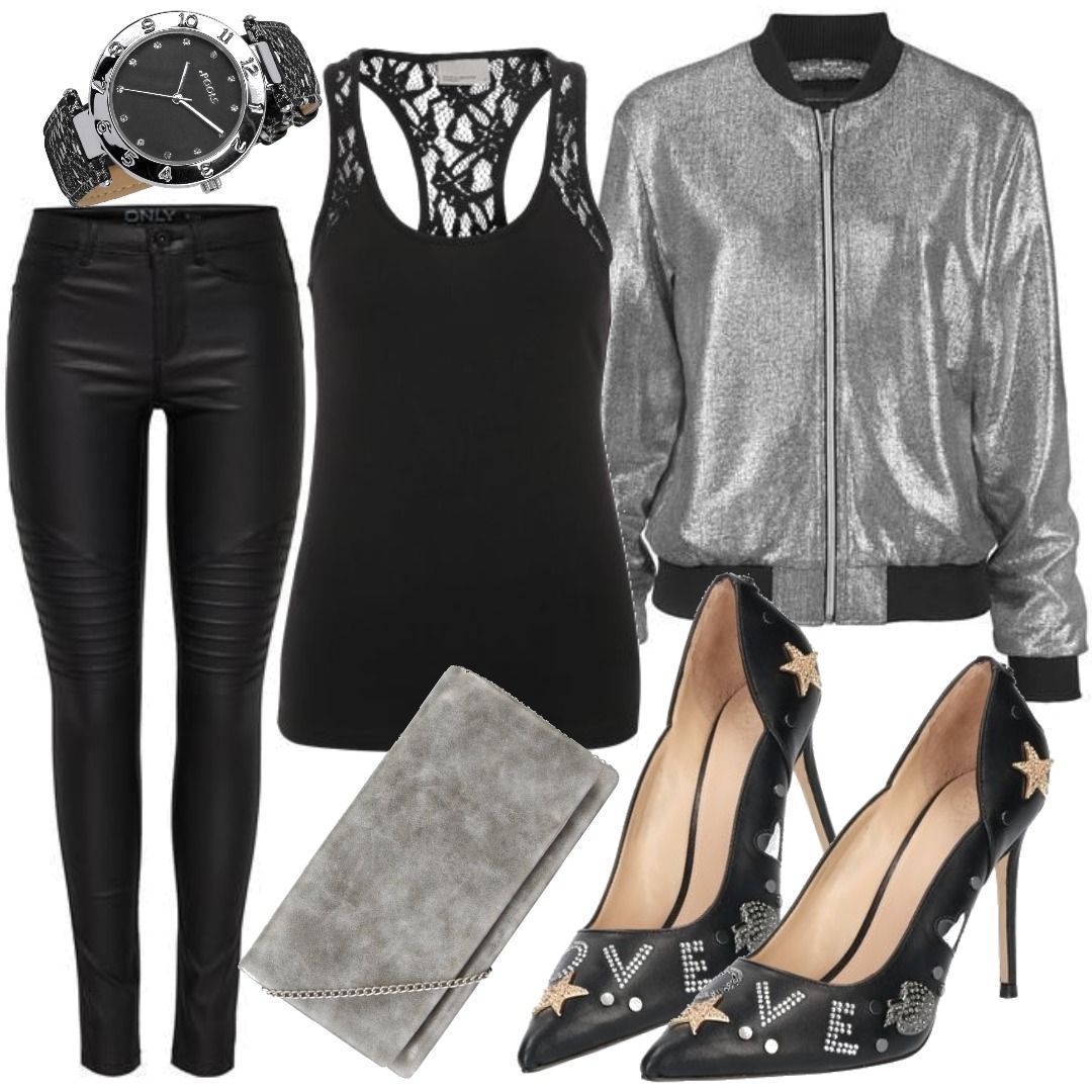 Laura Guess Silver lines für Damenoutfits zum Nachshoppen auf Stylaholic