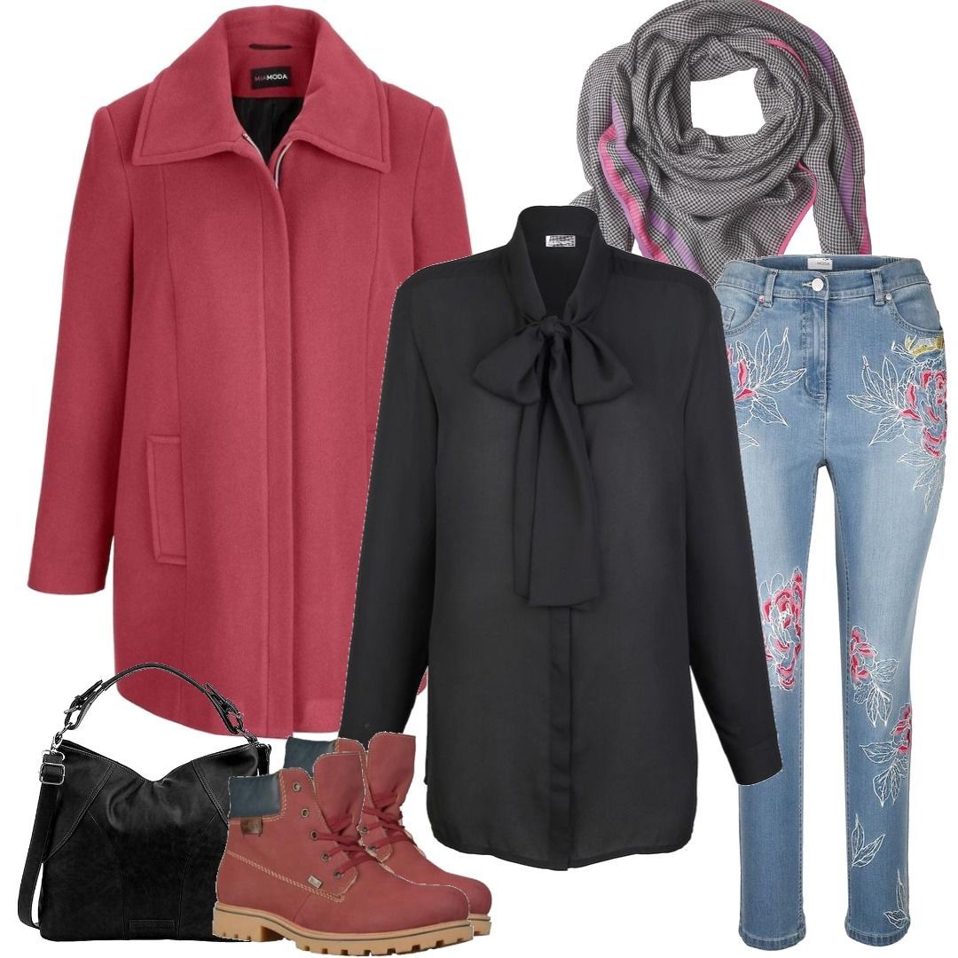 Große größen Miamoda Outfit für Damenoutfits zum Nachshoppen auf Stylaholic