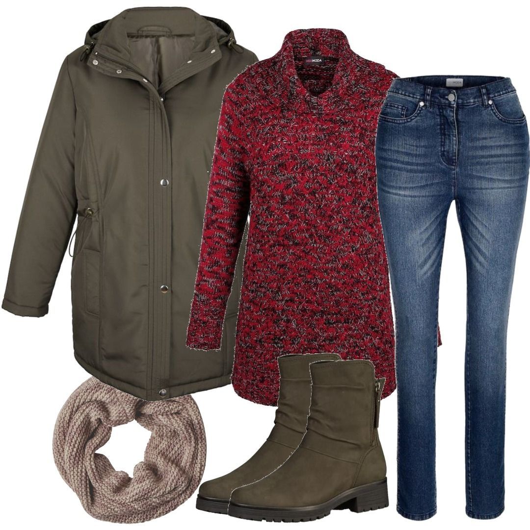 Große Größen Miamoda Outfit für Damenoutfits zum Nachshoppen auf Stylaholic