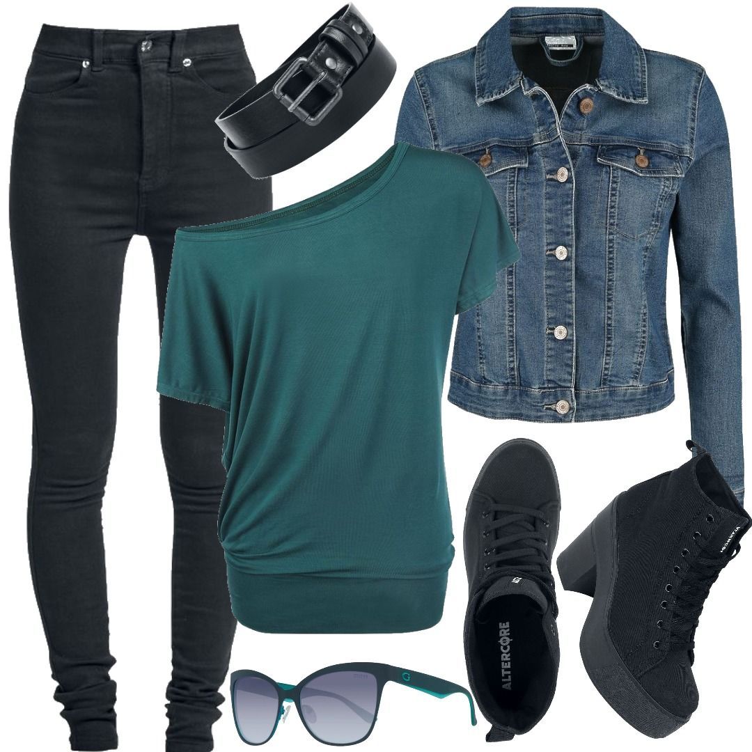 Shirt Grün EMP Women Outfit für Damenoutfits zum Nachshoppen auf Stylaholic