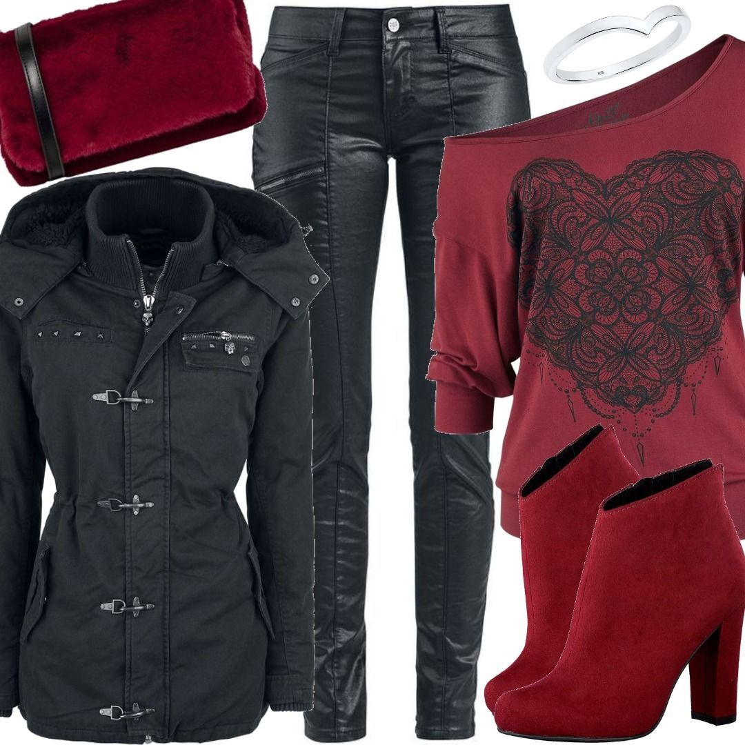 Rock Rebel by EMP- Carabiner Jacket- Outfit für Damenoutfits zum ...