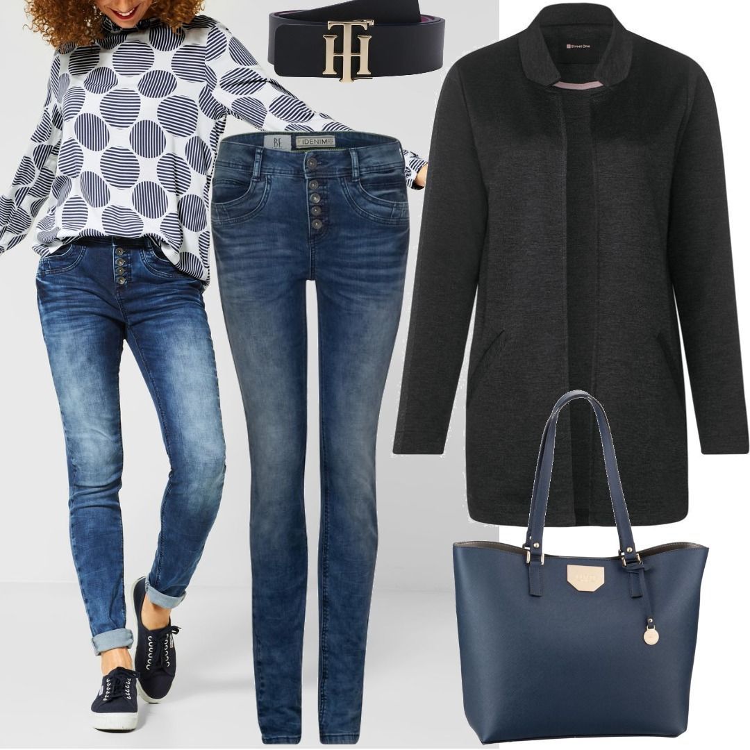 Bluse mit Smok-Details Women Outfit für Damenoutfits zum Nachshoppen ...