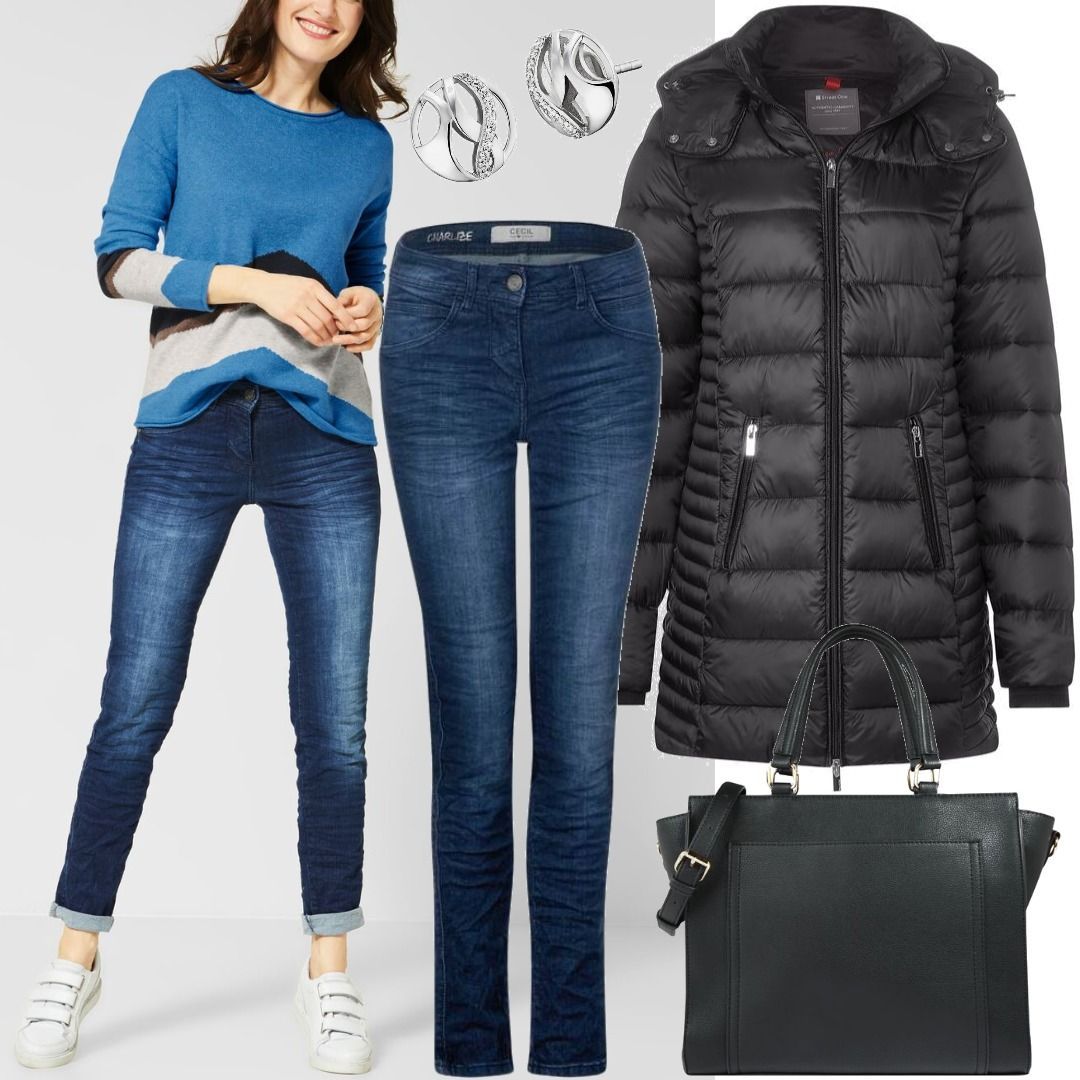 CECIL Pullover mit ZickZack Muster Outfit für Damenoutfits zum ...