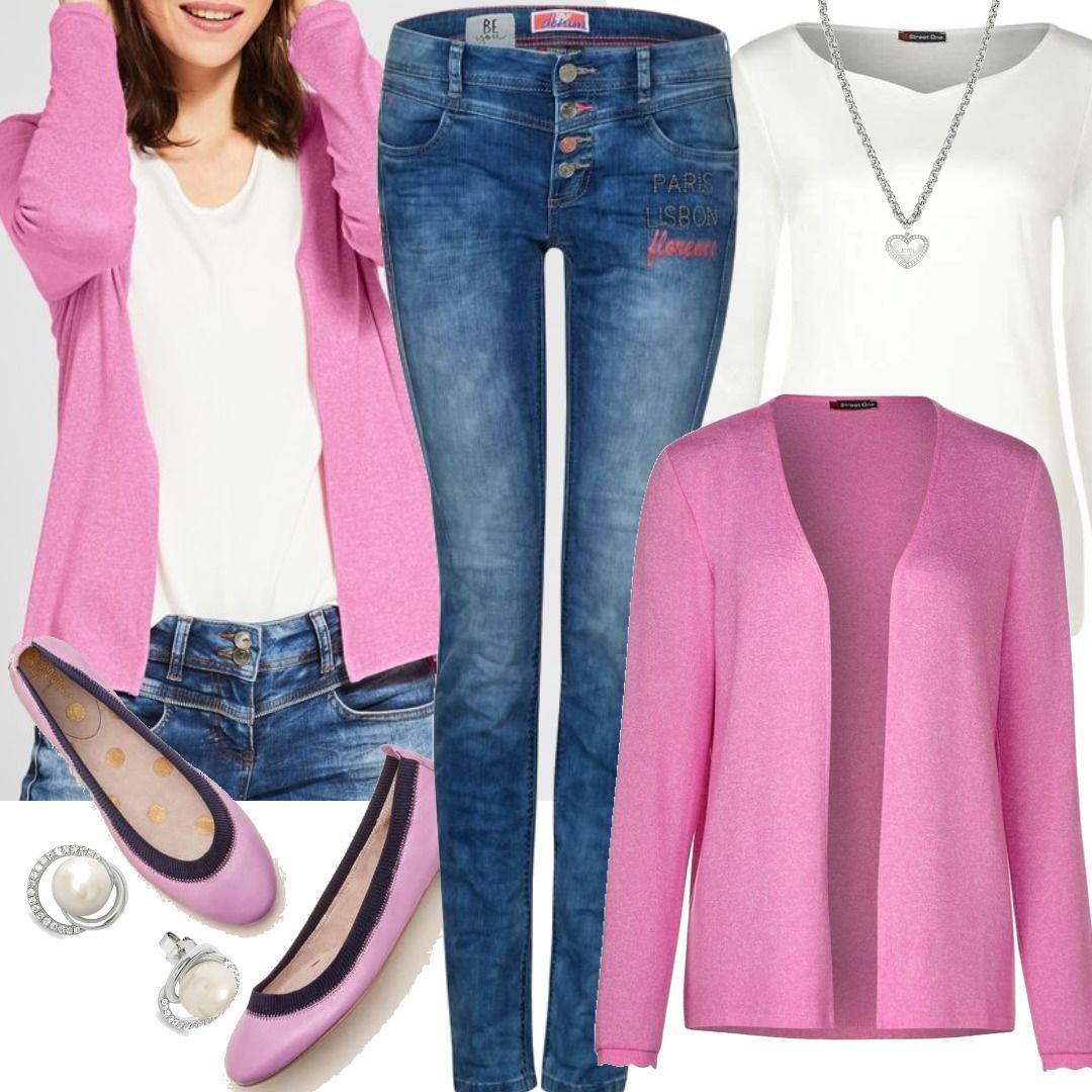 Candy Denim Outfit für Damenoutfits zum Nachshoppen auf Stylaholic