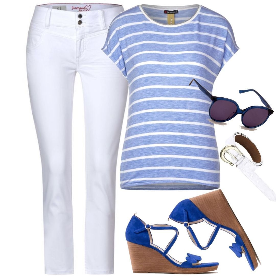 Maritime Outfit für Damenoutfits zum Nachshoppen auf Stylaholic