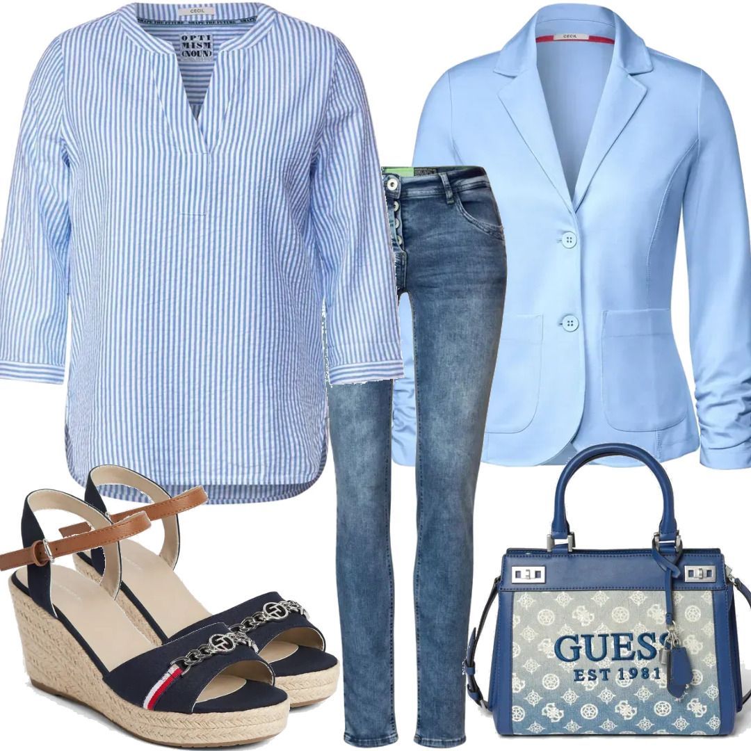 Soft Blue für Damenoutfits zum Nachshoppen auf Stylaholic