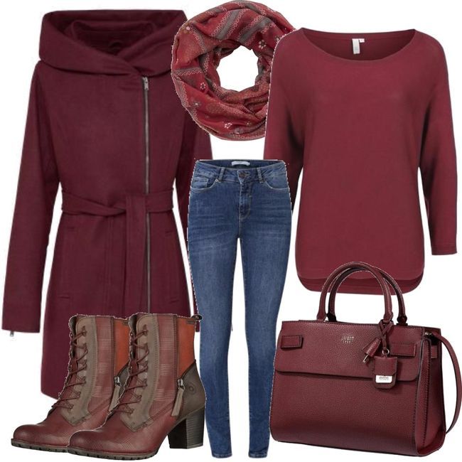 Red winter Girl Bugatti Outfit für Damenoutfits zum Nachshoppen auf ...