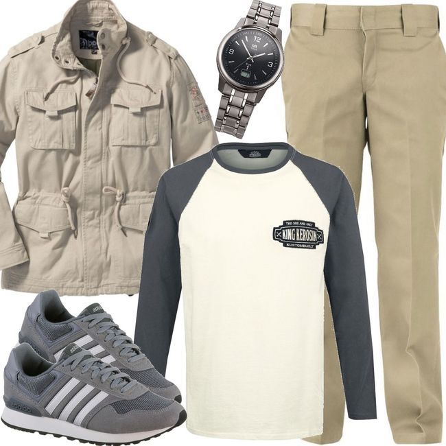 Fieldjacke Outfit für Herrenoutfits zum Nachshoppen auf Stylaholic