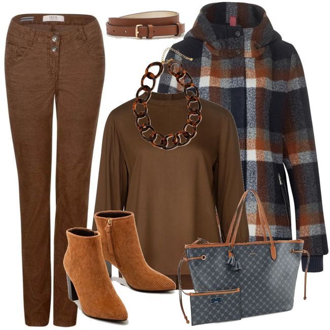 caramel brown outfit für Damenoutfits zum Nachshoppen auf Stylaholic