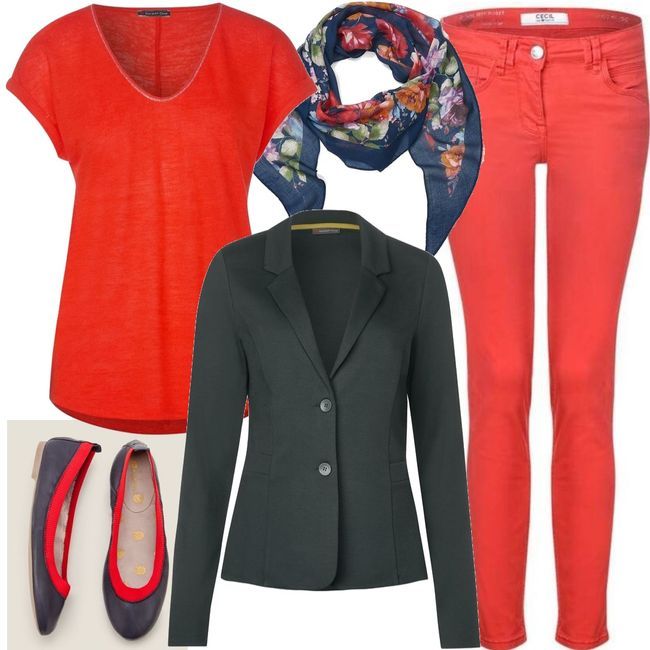 Cheeky red Outfit für Damenoutfits zum Nachshoppen auf Stylaholic